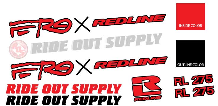 ROS FERG Outline Sticker kit – Ride Out Supply