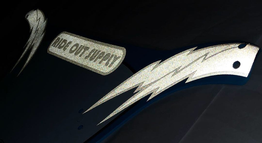 ROS Custom Reflective Number Plate Stickers – Ride Out Supply